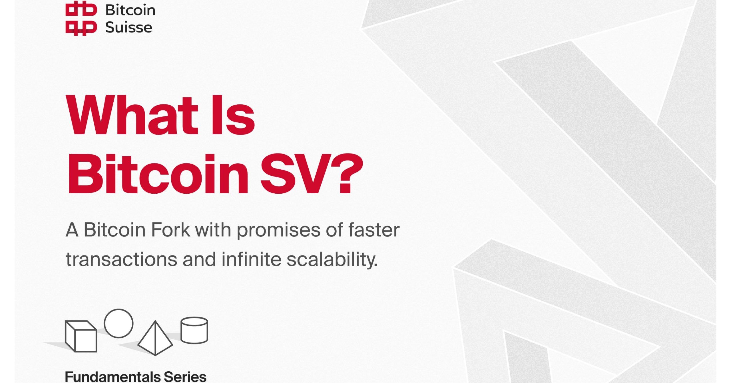 What is Bitcoin SV? | Research & Fundamentals | Bitcoin Suisse
